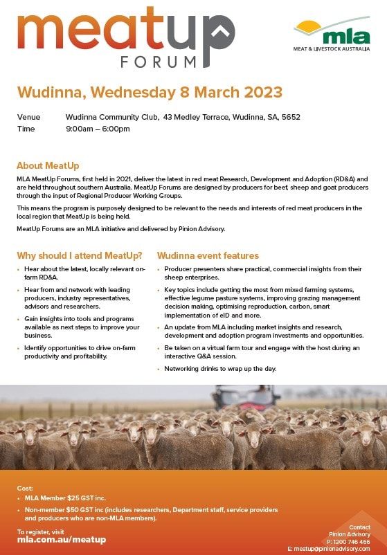 MLA Meat Up Forum in Wudinna | AIR EP