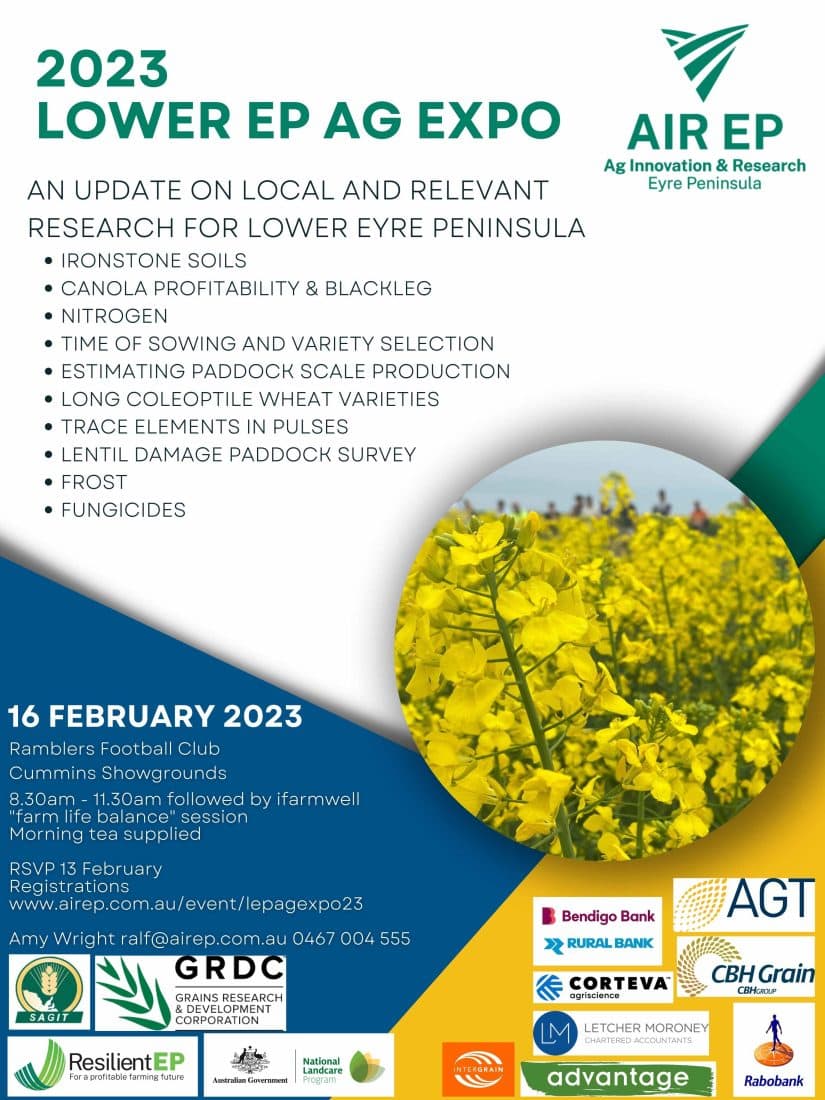 AIR EP Lower EP Ag Expo coming soon! | AIR EP